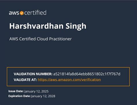 Aws Cloudcomputing Certification Awscloud Learninganddevelopment Harshvardhan Singh