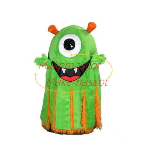Green Monster Mascot Costume