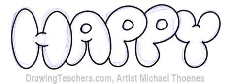 Happy Birthday Bubble Letters Printable Ideasress
