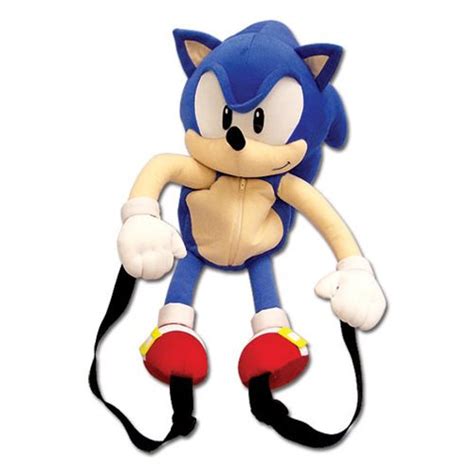Sonic The Hedgehog Sonic Plush Backpack Entertainment Earth