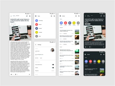 Notch Android News Application By Muslim Sidiq On Dribbble
