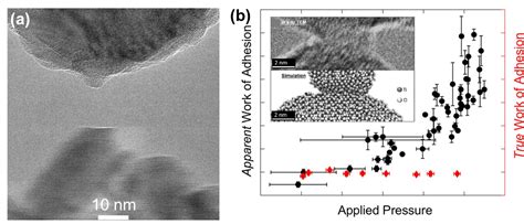 Nanoscale Adhesion Increase With Applied Load Linked To Increased