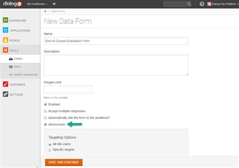 tips and tricks anonymous form submissions dialogedu