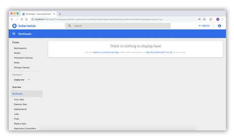 deploy and access the kubernetes dashboard kubernetes