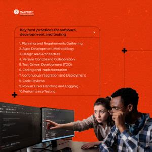 Best Practices For Software Development And Testing Maxfront Technologies Limited