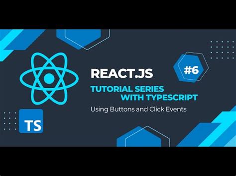 React Js With Typescript Tutorial Series Using Buttons And Click Events YouTube