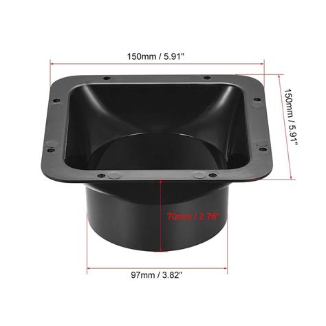 100150mm Abs 덕트 팬 커넥터 벽 범위 후드 플랜지 어댑터 덕트 팬 커넥터 공기 환기 호스 커넥터 벤트 하드웨어