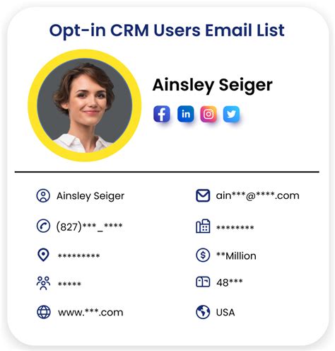 Crm Users Email List List Of Companies Using Crm
