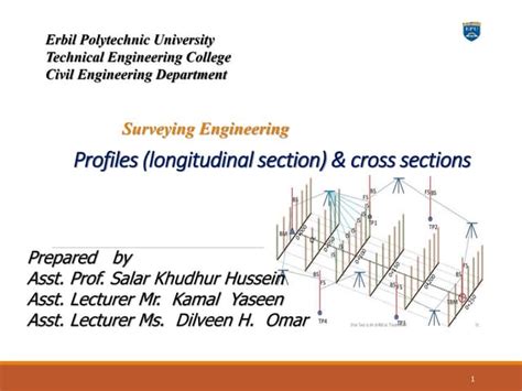 profiles longitudinal section and cross sections pdf