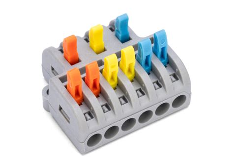 Connection Terminal 3 Inputs 6 Outputs 02 4 Mm2 4 Pcs Only 3