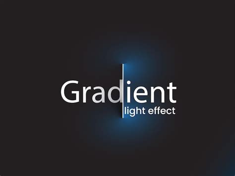 Premium Vector Gradient Light Effect Vector Background