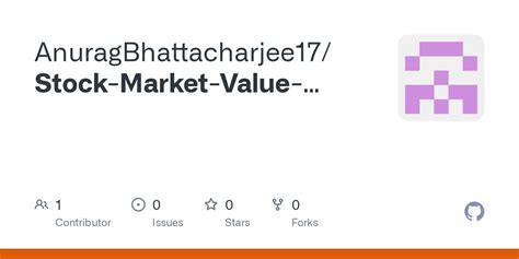 Github Anuragbhattacharjee Stock Market Value Prediction Using Lstm