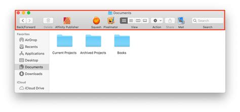 How To Customize The Finder S Toolbar