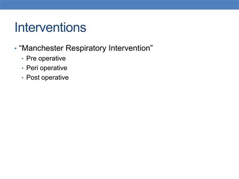 Postoperative Pulmonary Complications Pptx Lung And Respiratory Health Diseases And Conditions