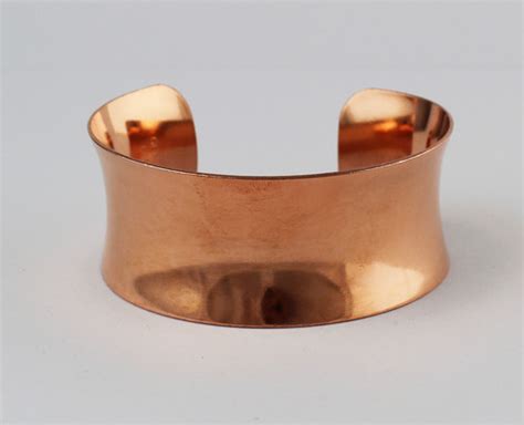 1 18 Concave Copper Cuff Bracelets Tri Bro Mfg