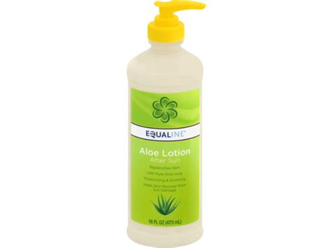 Equaline After Sun Lotion Pure Aloe Vera 16 Fl Oz473 Ml Ingredients