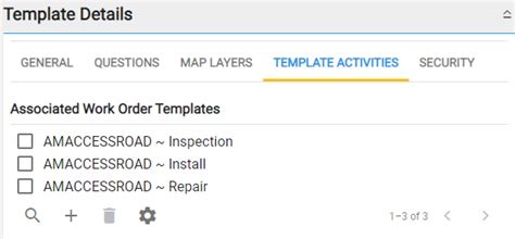 associate work order templates to a service request template