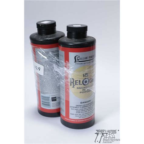 Two Full 1 Lb Containers Hercules Reloader 15 Smokeless Powder