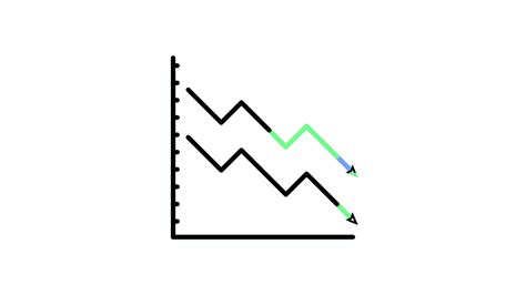 Line Chart Icon In Line Style Of Nice Animated For Your Videos Easy To Use With Transparent