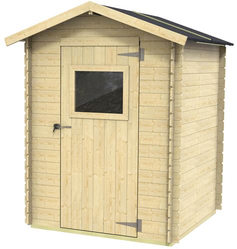 Casetta Box Da Giardino Per Attrezzi 146x132 Cm Con Porta Finestrata In