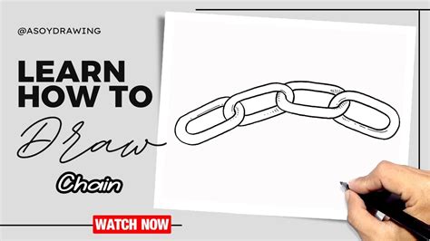 How To Draw Chain Easy YouTube