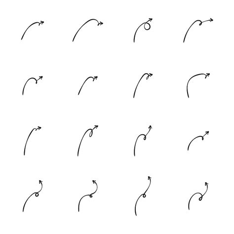 6 페이지 얇은 화살표 종류 이미지 Freepik에서 무료 다운로드