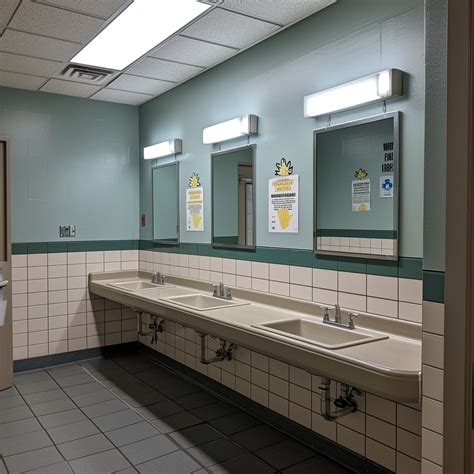 Free Public Restroom Interior Image Restroom Public Sink Download