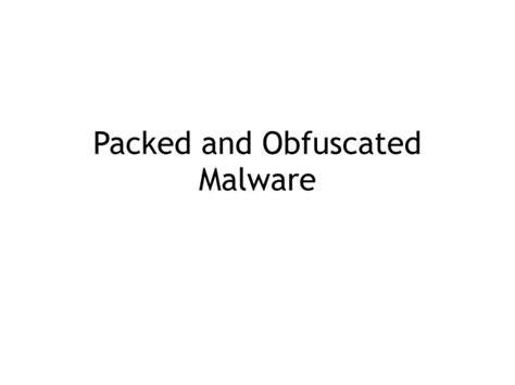 cnit 126 ch 0 malware analysis primer and 1 basic static techniques pdf