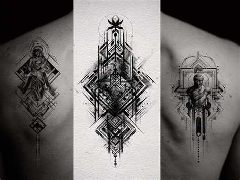 Create A Minimalist Geometric Custom Tattoo Design By Cheristin1 Fiverr