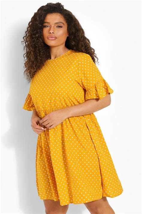 Plus Size Yellow Dress Yellow Plus Size Dresses Boohoo Usa