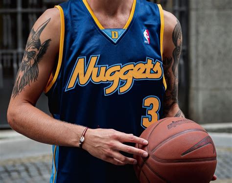 Dres Mitchell And Ness Authentic Allen Iverson Denver Nuggets 2006 07