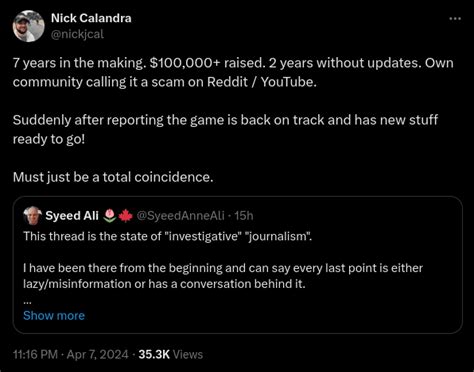 Failed Eic Of The Escapist Nick Calandra Mark Kern Is A Fraud