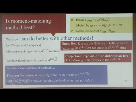 Free Video Testing Assumptions Of Learning Algorithms From Simons