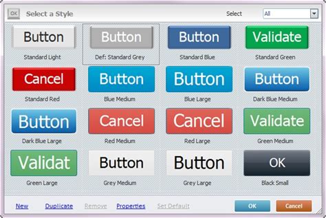 How To Work With Screens Editing The Style Of A Control Editing And Creating The “button” Style
