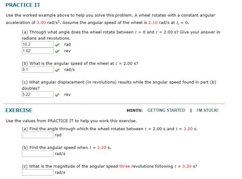 Solved PRACTICE IT Use The Worked Example Above To Help You Chegg Com