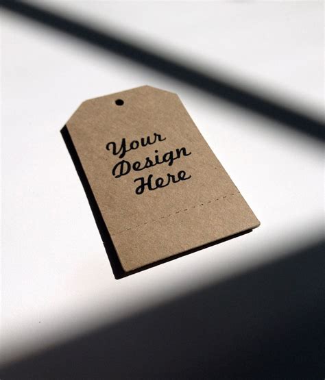 Perforated Tags Personalized With Your Logo Or Custom Design Etsy