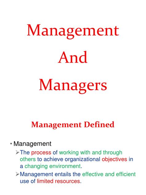 introduction principles of management class 1 pdf