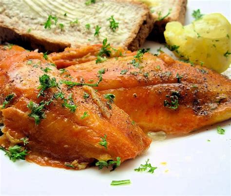 Happy Fathers Day Simple Grilled Kippers With Parsley And Butter For