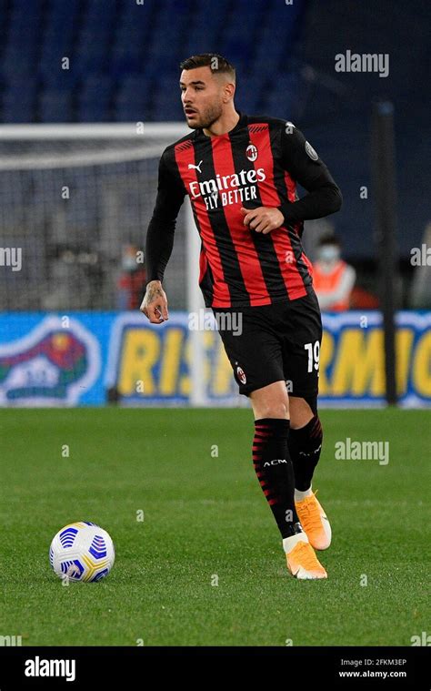 Theo Hernandez Of Ac Milan In Action During The 2020 2021 Italian Serie