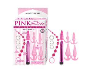 Pink Elite Collection Anal Play Kit Pink