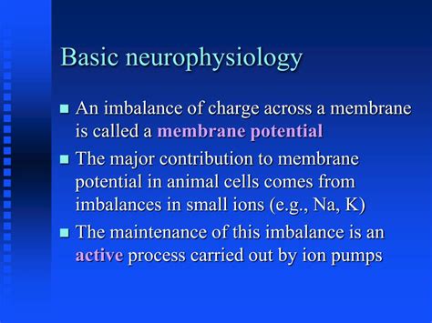 Ppt Computational Biology Part 20 Stochastic Modeling Neuronal Modeling Powerpoint