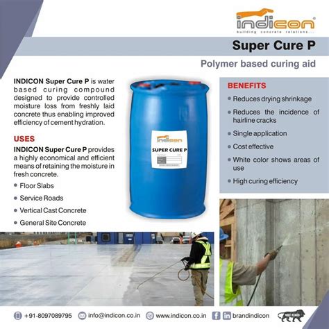 Water Based Concrete Curing Compound Water Curing Latest Price