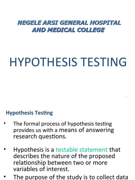 l7 hypothesis testing pdf p value statistical hypothesis testing