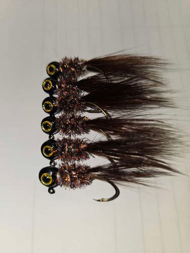 Brown Bug 3pk Elite Crappie Jigs
