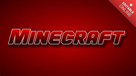 Minecraft Maroon Text Effect Generator
