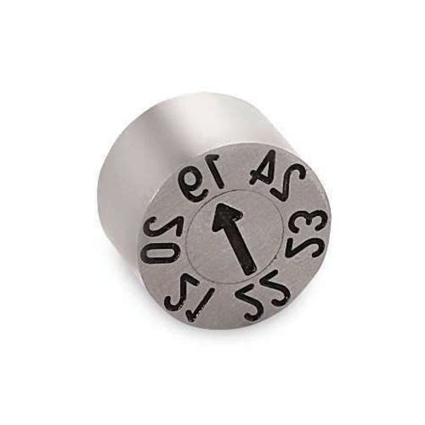 mould date indicator silver metal various sizes industrial grade