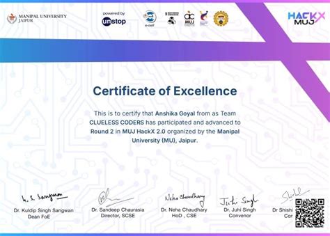 Anshika Goyal On Linkedin Hackathon Techinnovation Teamwork Learning Mujhackx Achievement