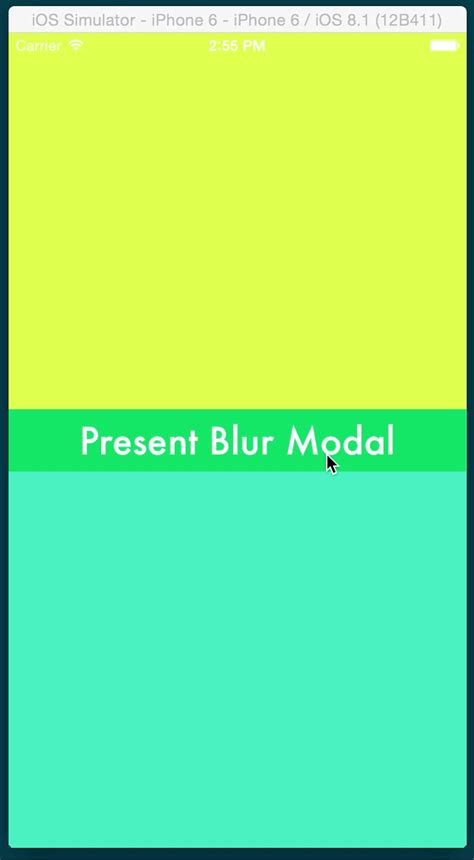 Modal 表示中の Uiviewcontroller 越しに Uivisualeffectview を使う Adventcalendar