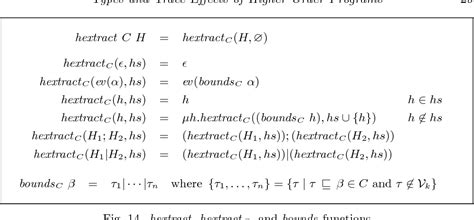 figure 14 from functional programming 1 types and trace effects of