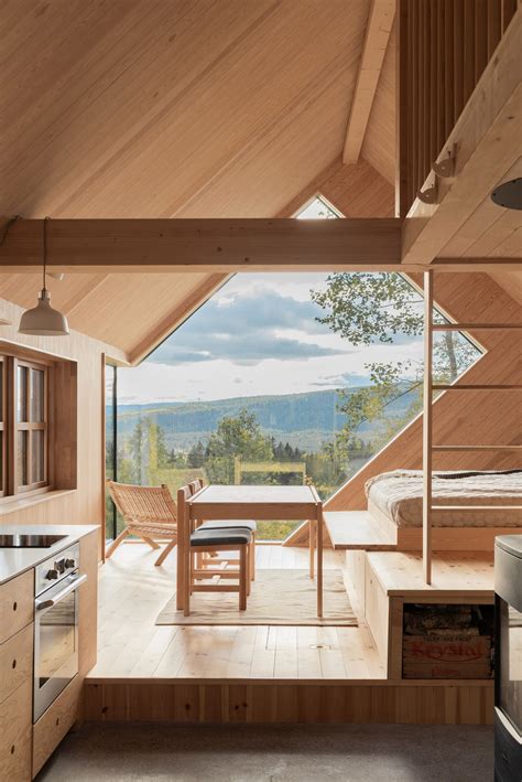Rever And Drage Complements Rustic Bolthole In Norway With A Timber